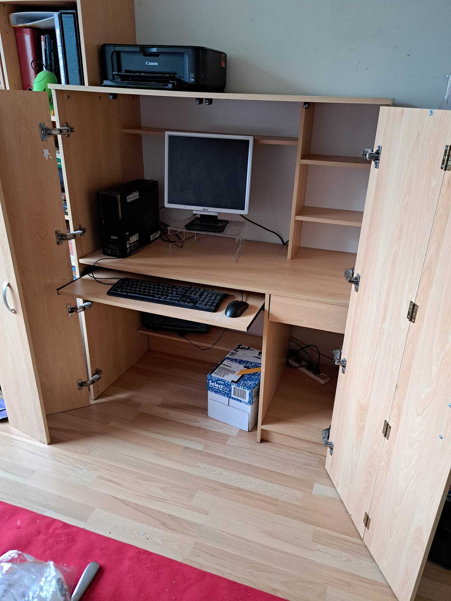COMPUTERKAST IN GOEDE STAAT. in Harderwijk - Huis en Inrichting, Kasten ...