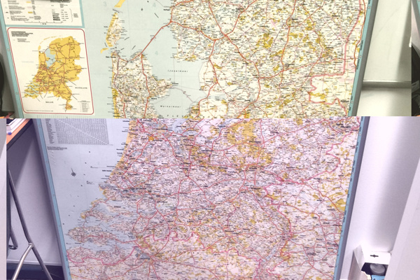 KAART VAN NEDERLAND OP GROOT BORD in Utrecht - Hobby en Vrije tijd ...