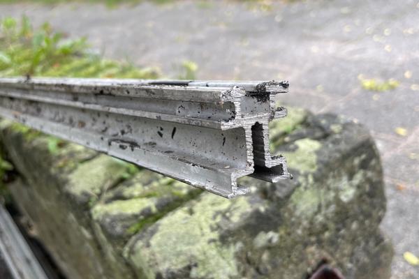 ALUMINIUM PROFIEL BEVESTIGING PV-PANELEN SCHUIN DAK 4MT, 4STUKS in ...