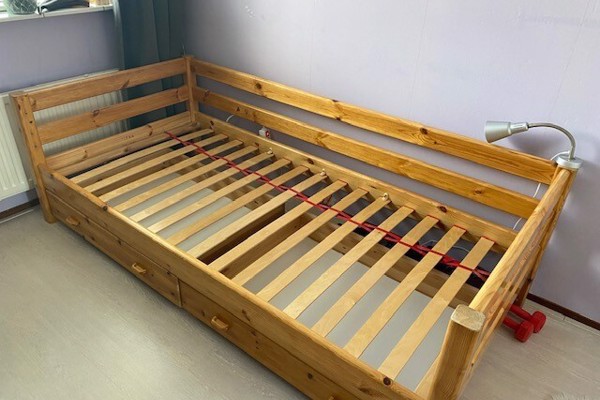 FLEXA BED, GRENEN, 90X200 CM, MET LADES in Apeldoorn - Huis en ...