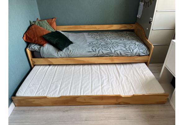 GRENEN HOUTEN BED (200 X 90) MET ONDERSCHUIF BED in Vijfhuizen - Huis ...
