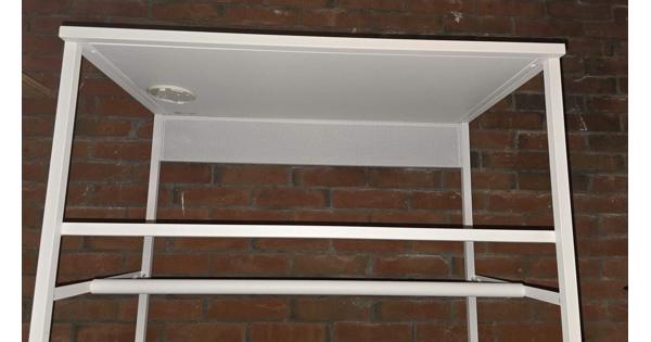 WITTE OPEN GARDEROBE KAST in Santpoort-Noord - Huis en Inrichting ...